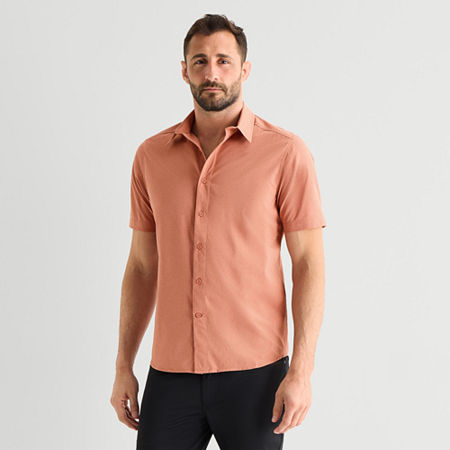 Click here for Stylus Mens Short Sleeve Regular Fit Button-Down S... prices