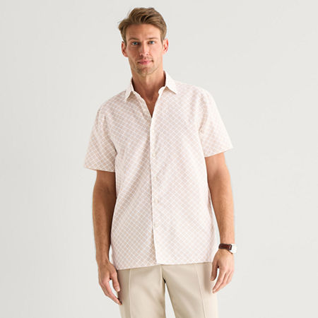 Click here for Stafford Shell Print Mens Short Sleeve Regular Fit... prices