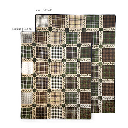 Click here for Donna Sharp Pine Patch Lightweight Throw  One Size... prices