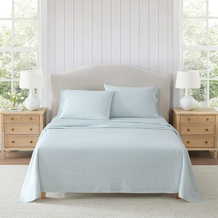 Click here for Martha Stewart Cotton Percale Sheet Set  One Size... prices