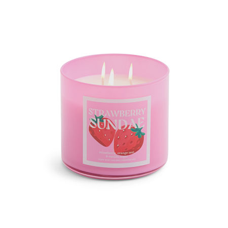 Click here for Distant Lands 14oz Strawberry Sundae 3-Wick Scente... prices