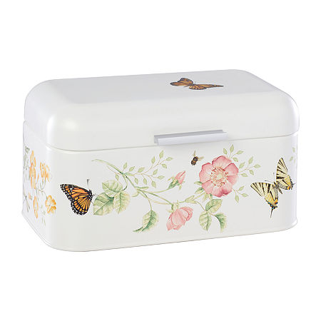 Click here for Lenox Butterfly Meadow Breadbox - White prices