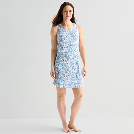 Click here for LIZ COOLING TANK NIGHTSHIRT  Medium  Blue prices