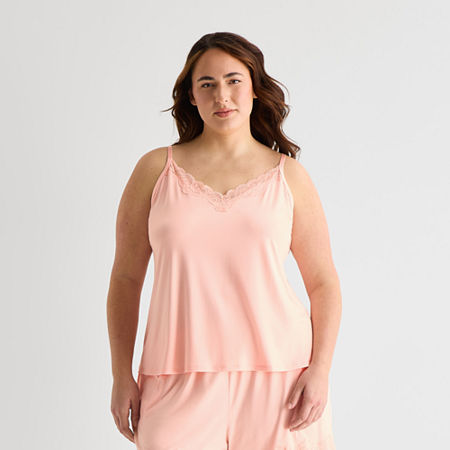 Click here for Ambrielle Womens V Neck Sleeveless Plus Pajama Top... prices