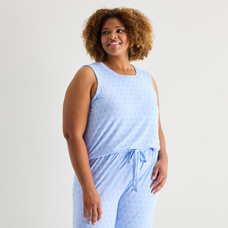 Click here for Jaclyn Womens Crew Neck Sleeveless 2-pc. Plus Paja... prices