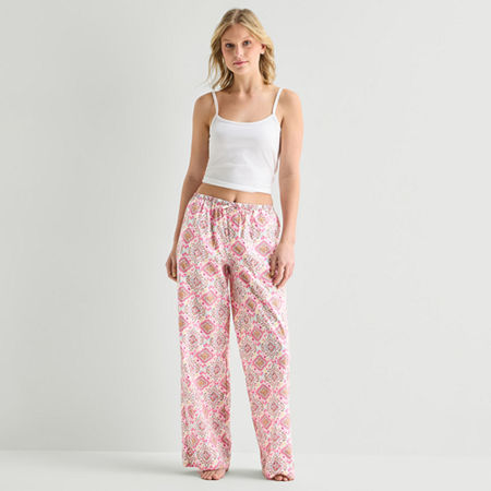 Click here for Arizona Womens Juniors Poplin Pajama Pants  Small... prices