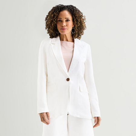 Click here for Liz Claiborne Linen Womens Classic Fit Blazer  14... prices