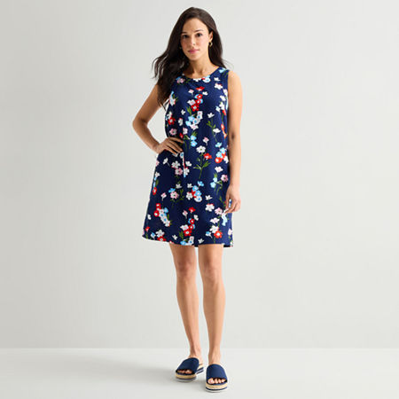 Click here for St. Johns Bay Womens Sleeveless A-Line Dress  Smal... prices