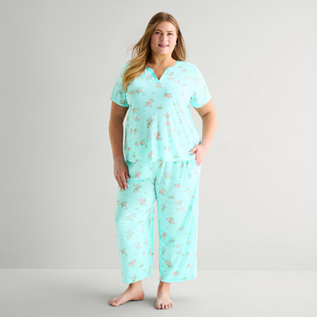 Click here for Adonna Womens Short Sleeve 2-pc. Plus Pajama Sets... prices