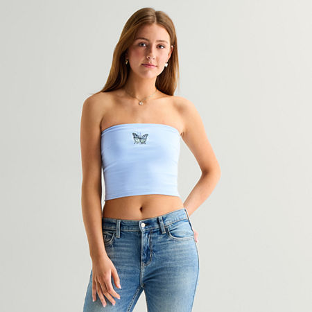 Click here for Arizona Womens Juniors Tube Top  Medium  Blue prices