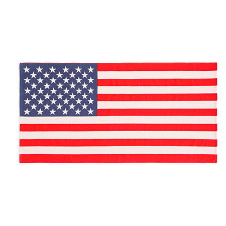 Click here for Outdoor Oasis Print Beach Towel  One Size  Red prices