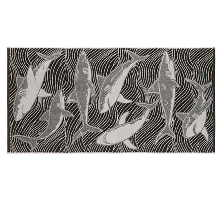 Click here for Outdoor Oasis Jacquard Beach Towel  One Size  Blac... prices