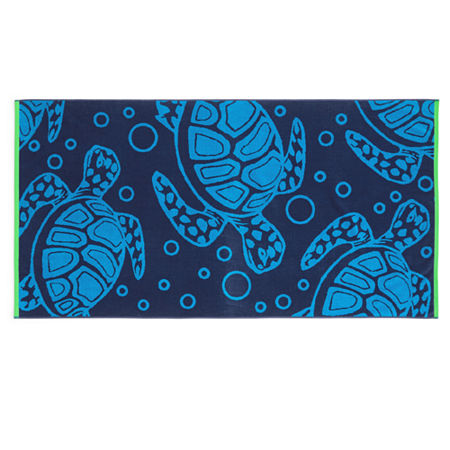 Click here for Outdoor Oasis Jacquard Beach Towel  One Size  Blue prices