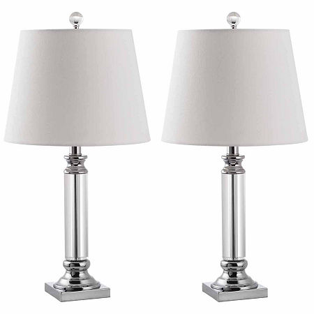 Safavieh Set of 2 Zara Crystal Table Lamps - Clear