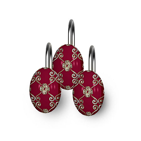Click here for Popular Bath Monte Rose Shower Curtain Hooks  One... prices