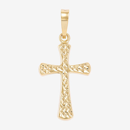 Click here for Unisex Adult 14K Gold Cross Pendant  One Size prices