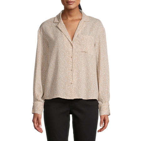Click here for Worthington Womens Long Sleeve Regular Fit Button-... prices