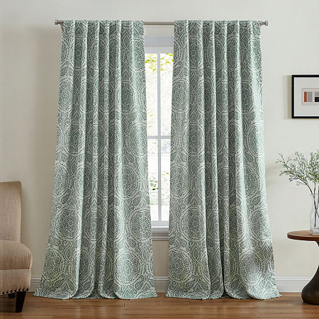 Click here for Elrene Home Fashions Giovanni Medallion Linen Blen... prices