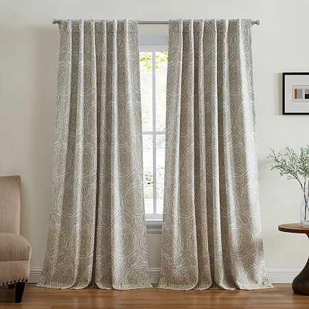 Click here for Elrene Home Fashions Giovanni Medallion Linen Blen... prices