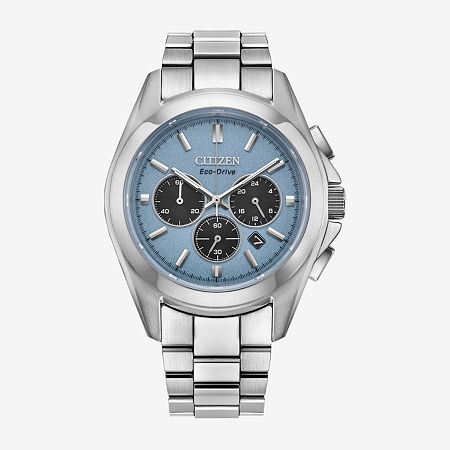 Click here for Citizen Mens Chronograph Silver Tone Stainless Ste... prices