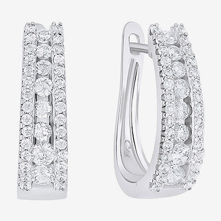 Click here for Sparkle Allure Womens Cubic Zirconia 19mm Hoop Ear... prices