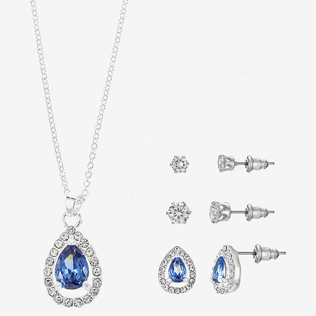 Click here for Sparkle Allure Light Up Box Womens Blue Cubic Zirc... prices