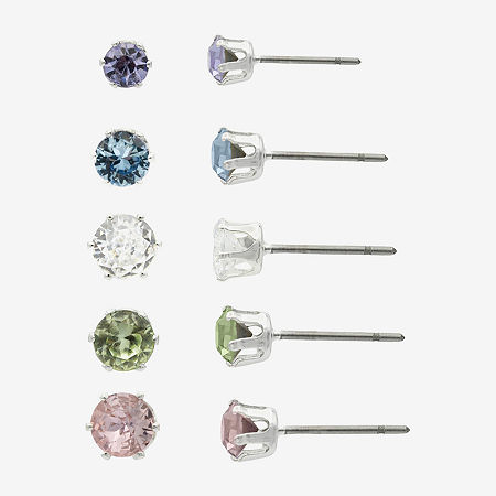 Click here for Sparkle Allure Womens Multi Color Crystal Round 5... prices
