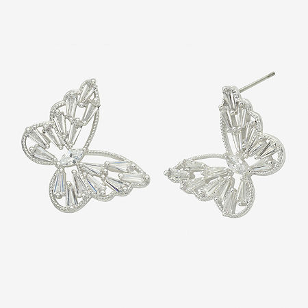 Click here for Sparkle Allure Cubic Zirconia 22.2mm Butterfly Stu... prices