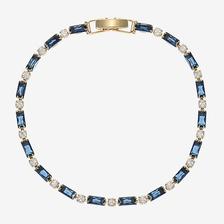 Click here for Sparkle Allure Womens Blue Cubic Zirconia 14K Gold... prices