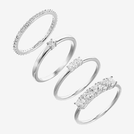 Click here for Sparkle Allure Womens Cubic Zirconia Pure Silver O... prices