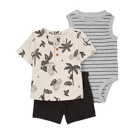 Click here for Carters Baby Boys 3-pc. Short Set  9 Months  White prices