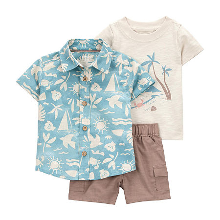 Click here for Carters Baby Boys 3-pc. Short Set  3 Months  Blue prices