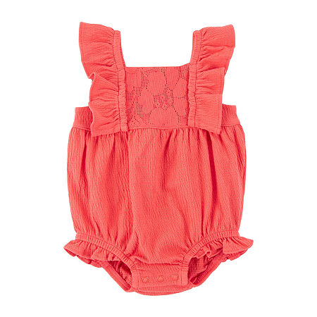 Click here for Carters Baby Girls Sleeveless Romper  Newborn  Ora... prices