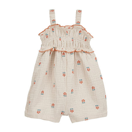 Click here for Carters Baby Girls Sleeveless Floral Romper  18 Mo... prices