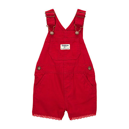 Click here for Oshkosh Baby Girls Shortalls  9 Months  Red prices