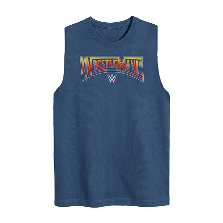 Click here for Mens Crew Neck WWE Muscle Tank  Xx-large  Blue prices