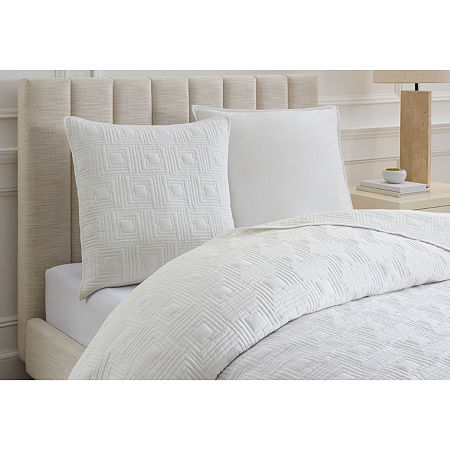 Click here for Liz Claiborne Camille Euro Sham  One Size  White prices