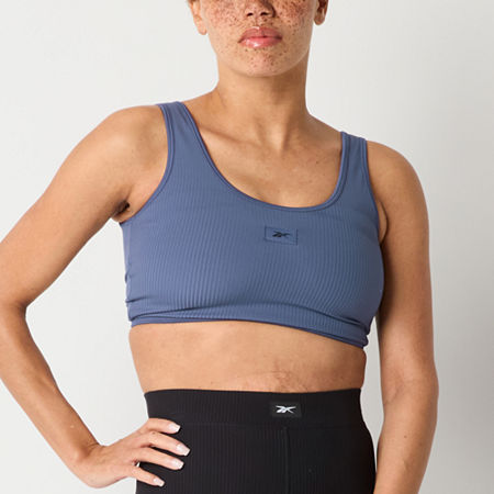 Click here for Reebok Light Support Rib Twist Back Sports Bra  Me... prices