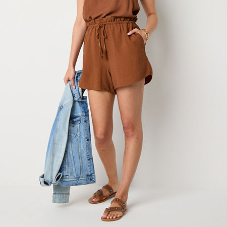 Click here for a.n.a. Womens Drawstring Drapey 4 Pull On Short  X... prices