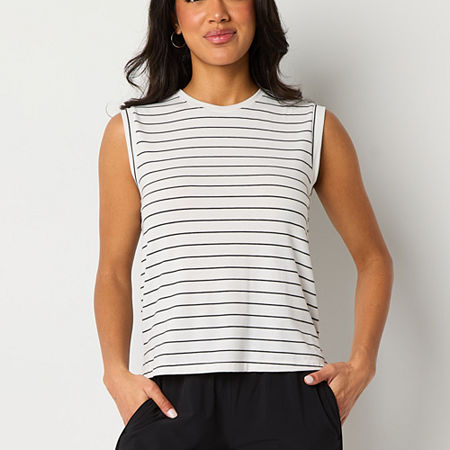 Click here for Stylus Womens Crew Neck Sleeveless T-Shirt  Large... prices