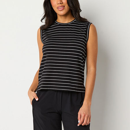 Click here for Stylus Womens Crew Neck Sleeveless T-Shirt  Xx-lar... prices