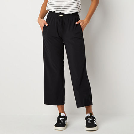 Click here for Stylus Womens Wide Leg Mid Rise Cropped Pant  X-la... prices