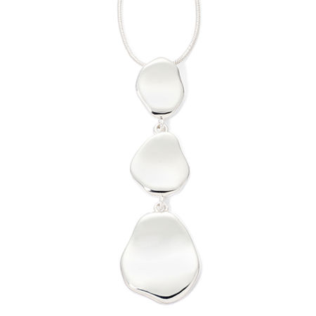 Click here for Liz Claiborne Triple Drop Silver-Tone Pendant Neck... prices