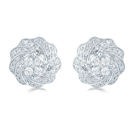 Click here for 1/2 CT. T.W. Natural White Diamond Sterling Silver... prices