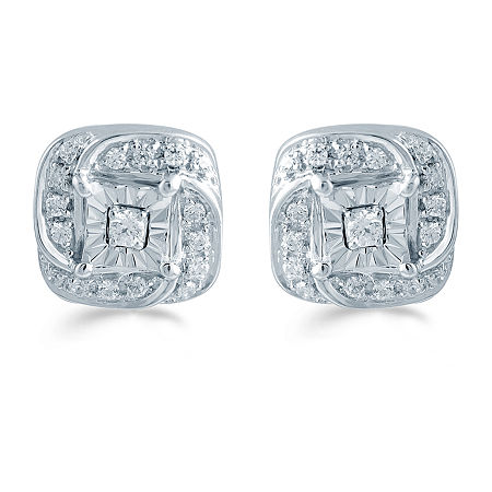 Click here for 1/5 CT. Natural White Diamond Sterling Silver 8.6m... prices