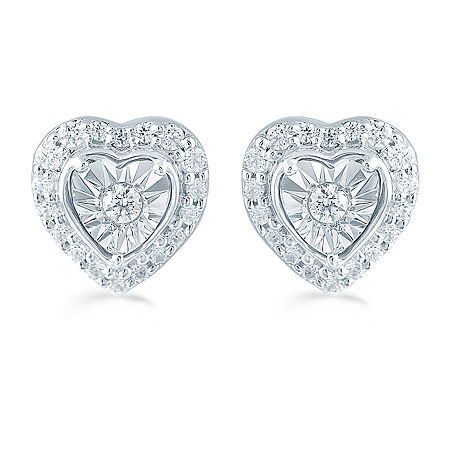 Click here for 1/4 CT. T.W. Natural White Diamond Sterling Silver... prices