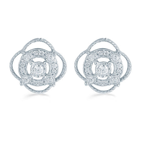 Click here for 1/5 CT. Natural White Diamond Sterling Silver 10.6... prices