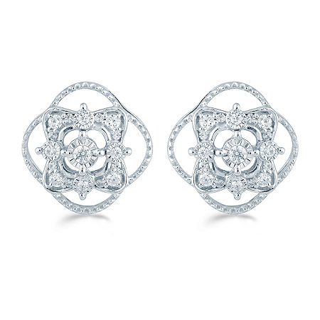 Click here for 1/4 CT. T.W. Natural White Diamond Sterling Silver... prices
