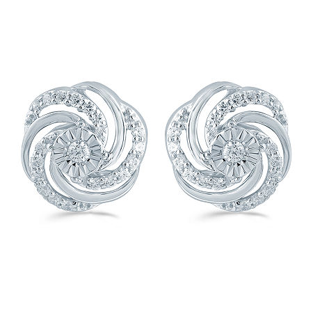 Click here for 1/3 CT. T.W. Natural White Diamond Sterling Silver... prices