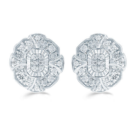 Click here for 3/8 CT. T.W. Natural White Diamond Sterling Silver... prices
